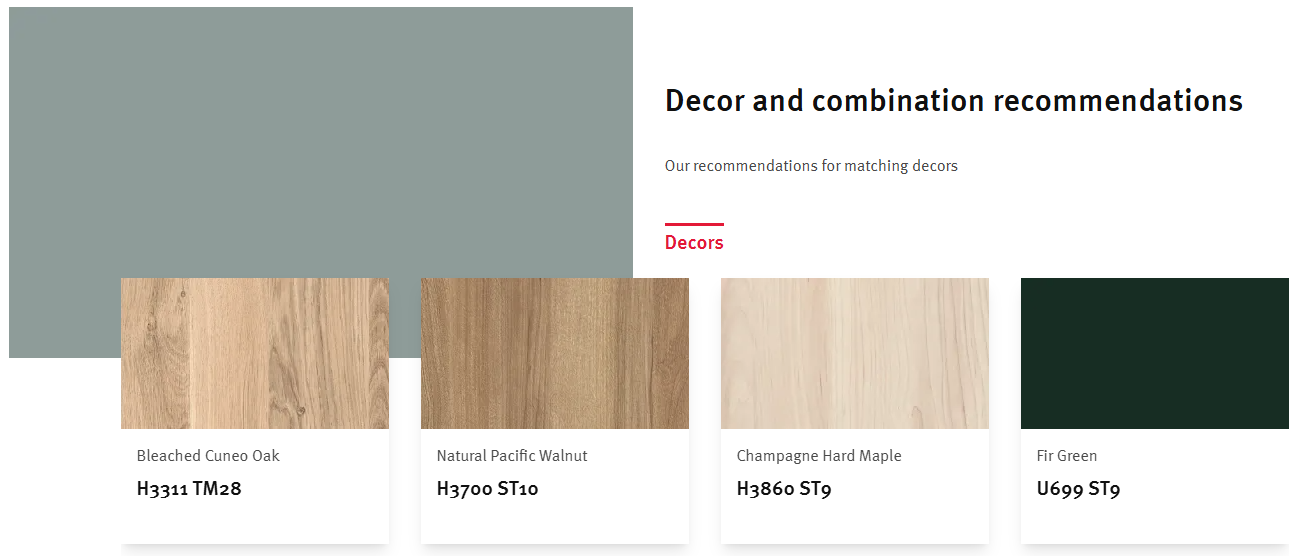 MELAMINE EGGER U636 ST9 Fjord Green - Hodo Alb Sh.p.k.