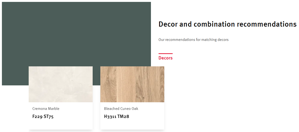 EGGER MDF PERFECT SENSE U665 PM Stone Green - Hodo Alb Sh.p.k.