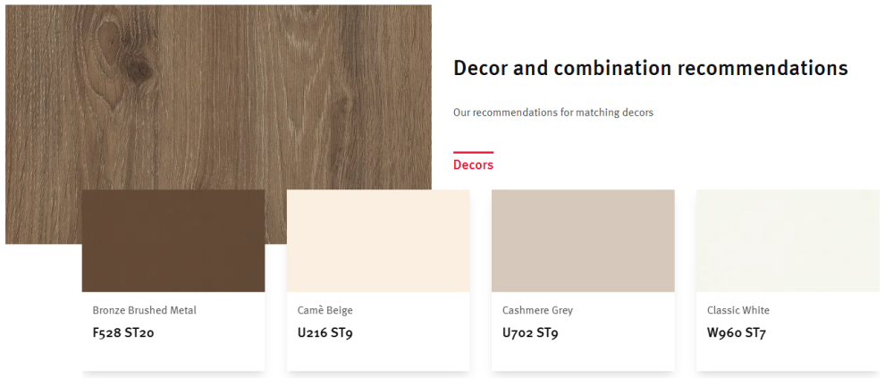 BANGO EGGER H3133 ST12 Truffle Brown Davos Oak - Hodo Alb Sh.p.k.